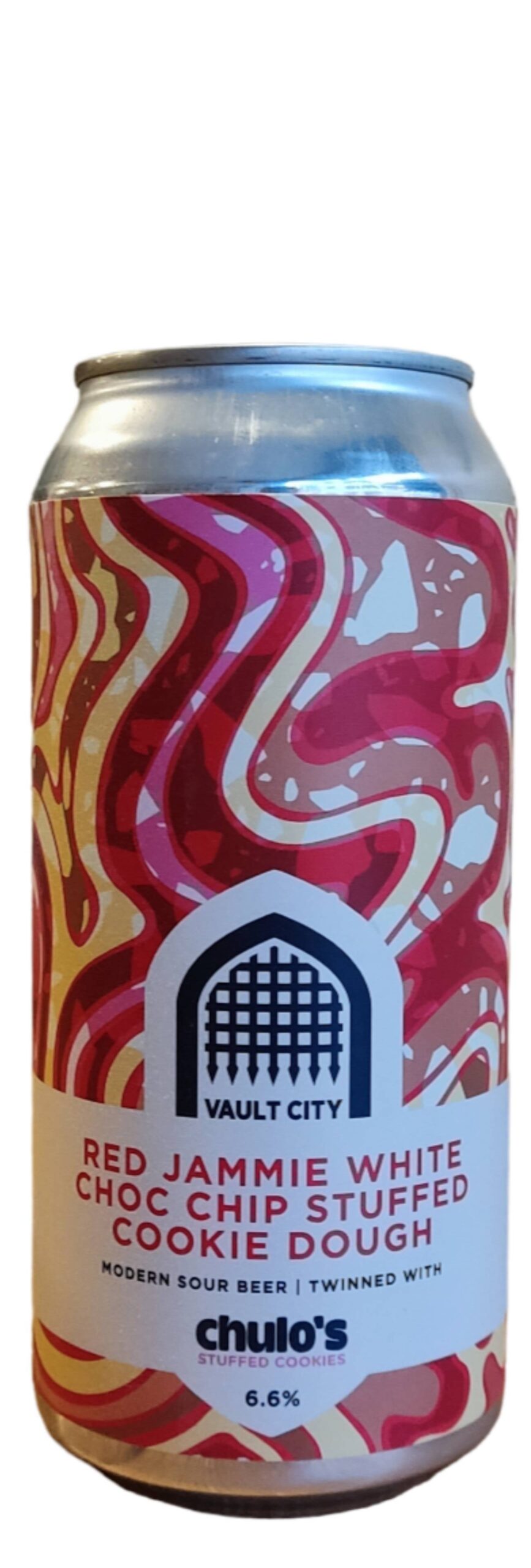 Red Jammie White Choc Chip Stuffed Cookie Dough | Craft & Draft